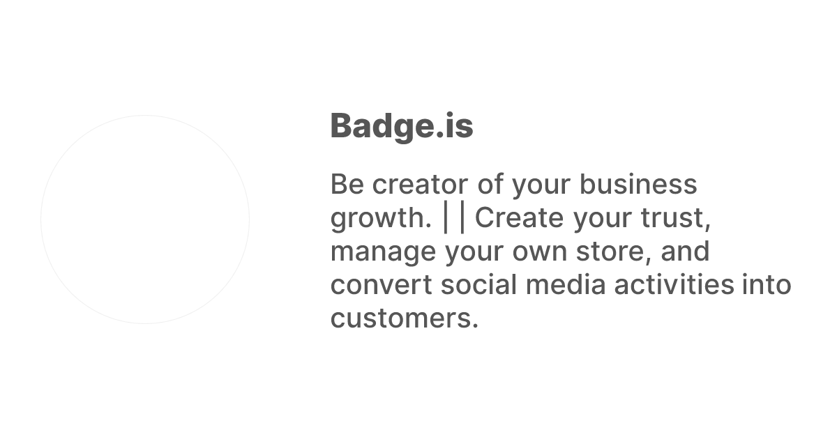 Badge.is